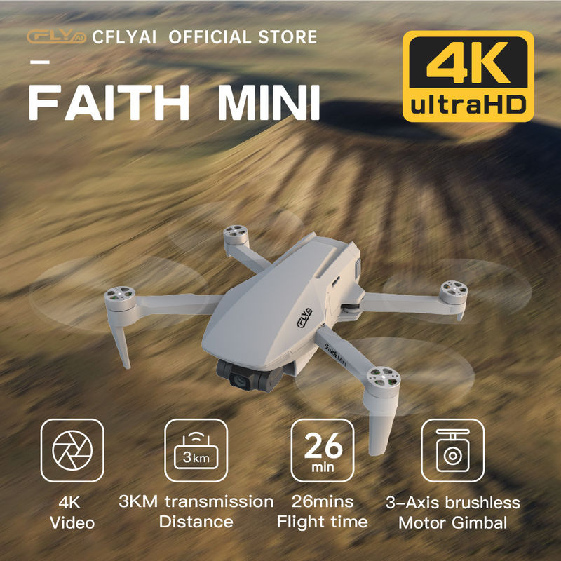 Faith Mini Aerial Photography UAV 1080P 10km Drone With Strong Flight ...