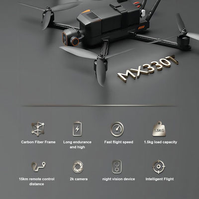 Artificial Intelligence Thermal Camera Payload FPV Drone Kit For ...